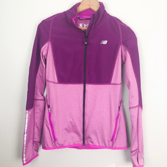 New Balance | Jackets & Coats | New Balance Fuschia Fullzip Athletic ...